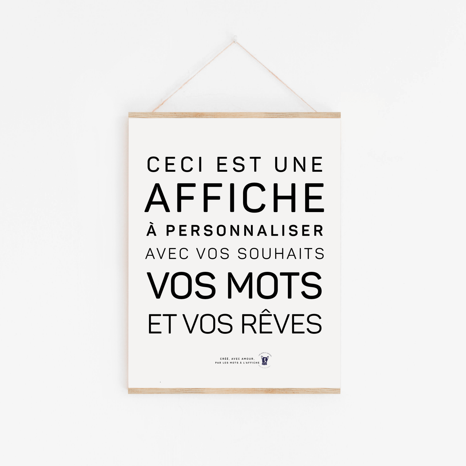 Affiches et posters Métier - Les mots à l'affiche