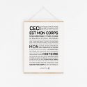 Affiche Ceci est mon corps - Les mots à l'affiche